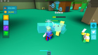 roblox 虚拟世界 波波仔解说“军队模拟器”: 波波仔军队打石头人竟然...