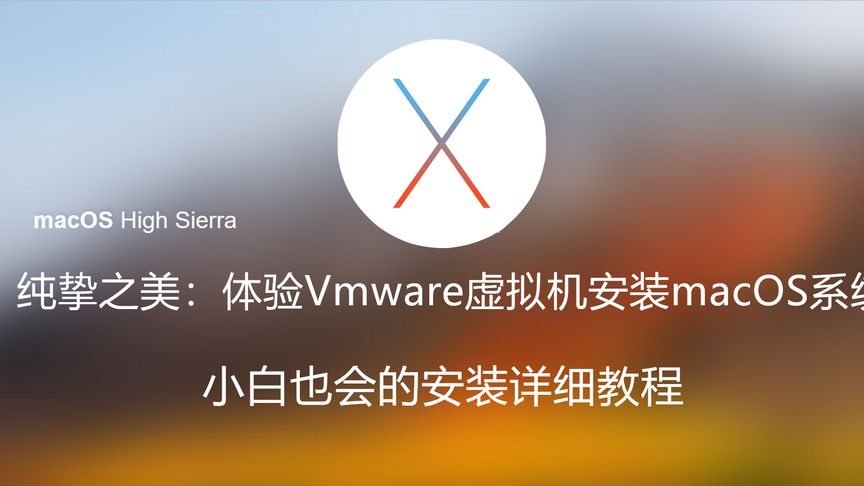 纯挚之美:Vmware虚拟机体验安装macOS系统,小白也会的详细教程!