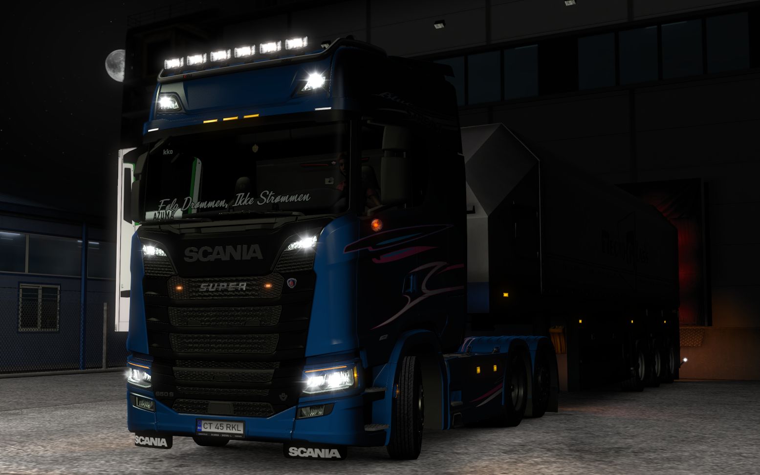 【欧洲卡车模拟2】#遇到封路不要害怕,微笑的面对它,解决封路的最好...