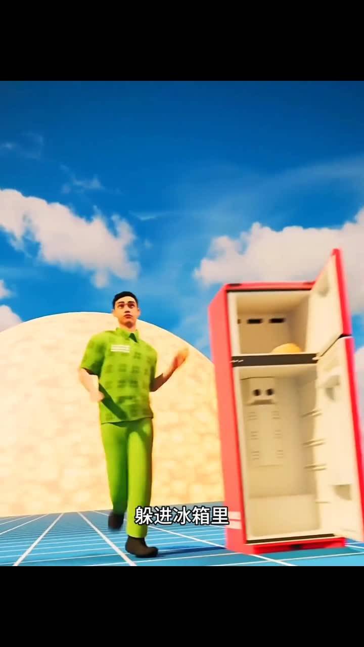 躲进冰箱真的安全吗#动画科普