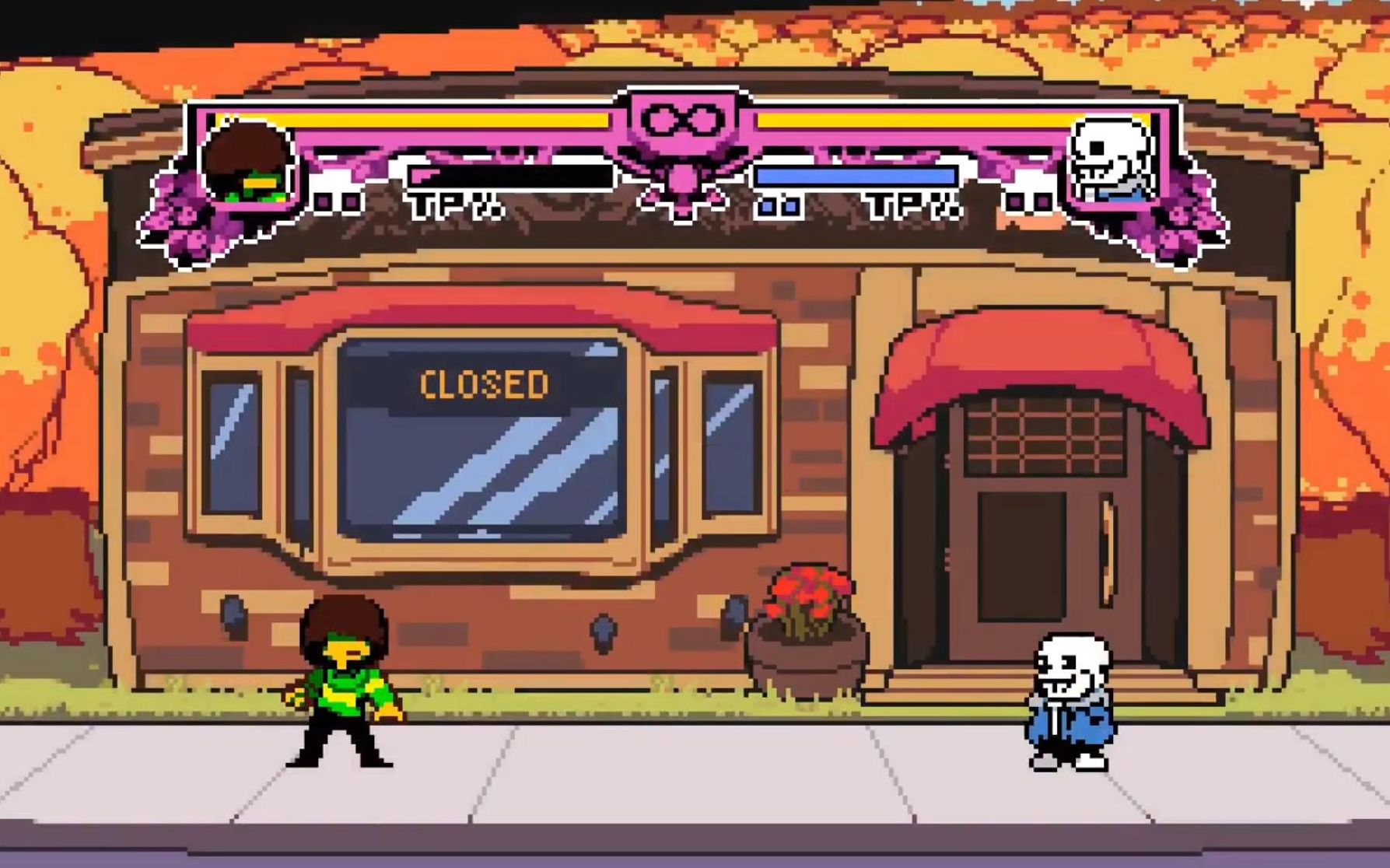 【Deltarune 像素动画】如果DR是一款格斗游戏(作者:Ditchu)