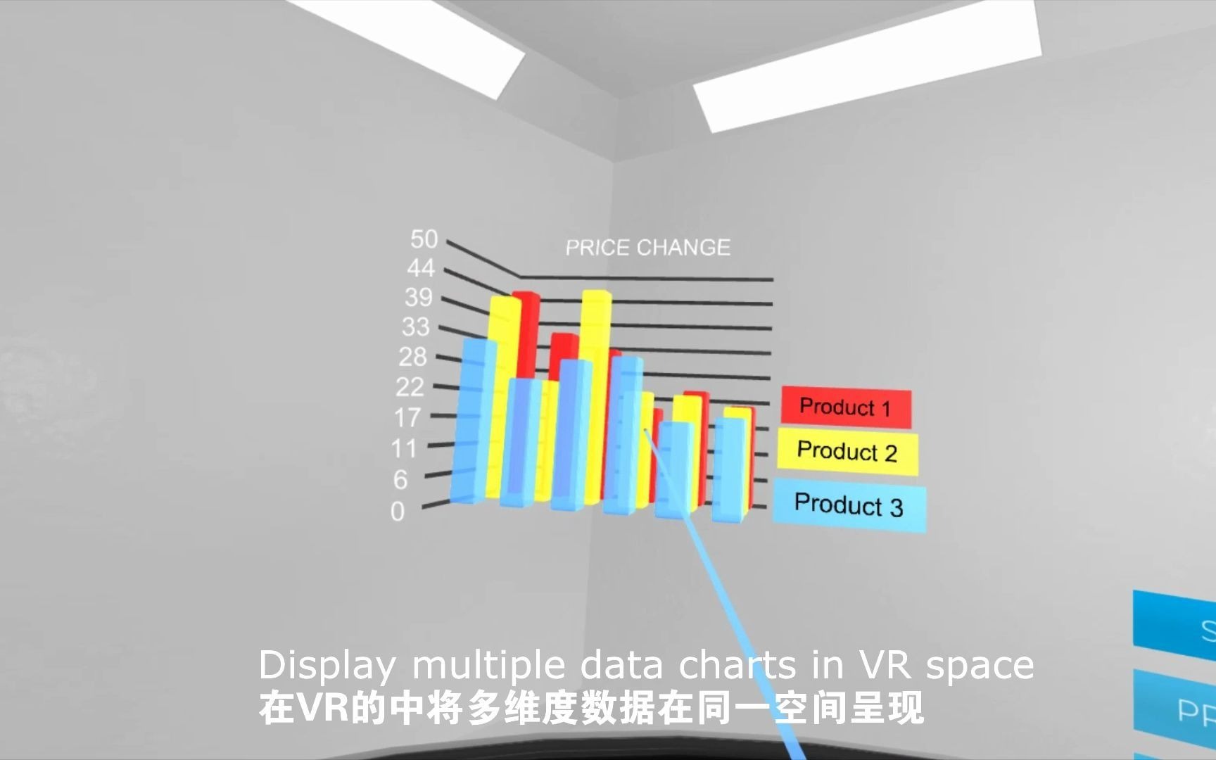 3D Data Chart(图表) Demo (Oculus Quest)