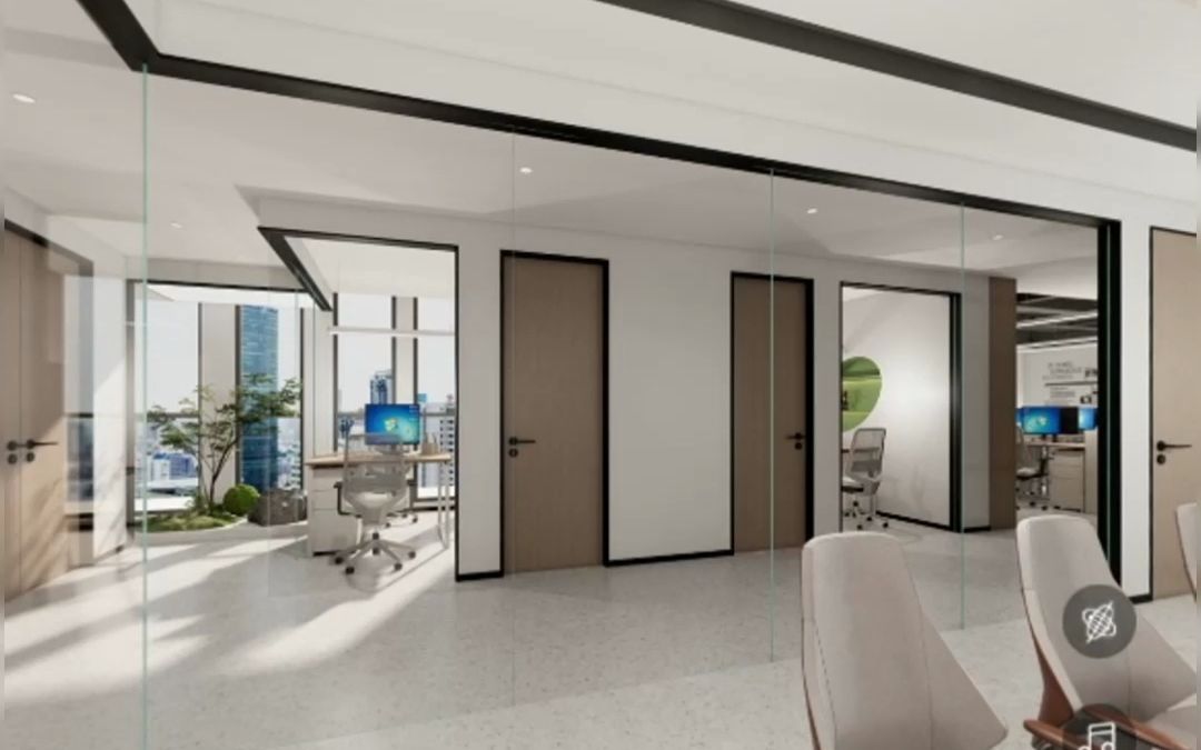 ...室这样装修更大气 南京景沐装饰承接办公室店铺装修设计一站式服务