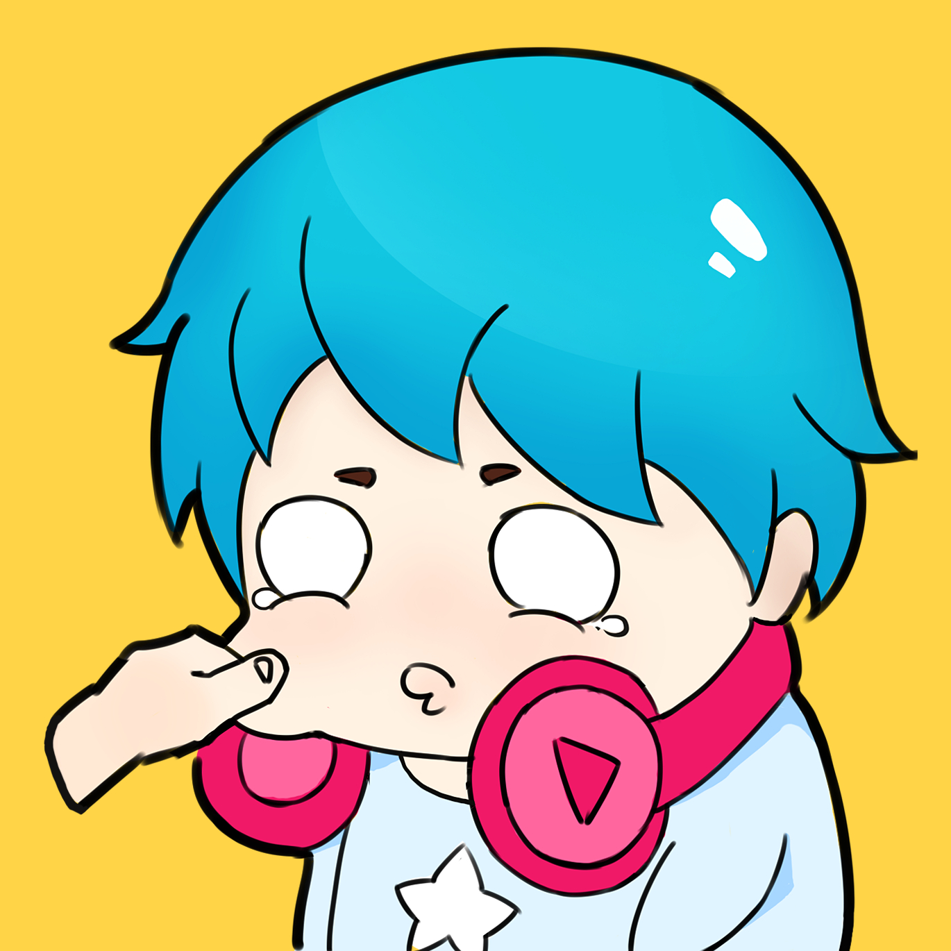 捏他君 