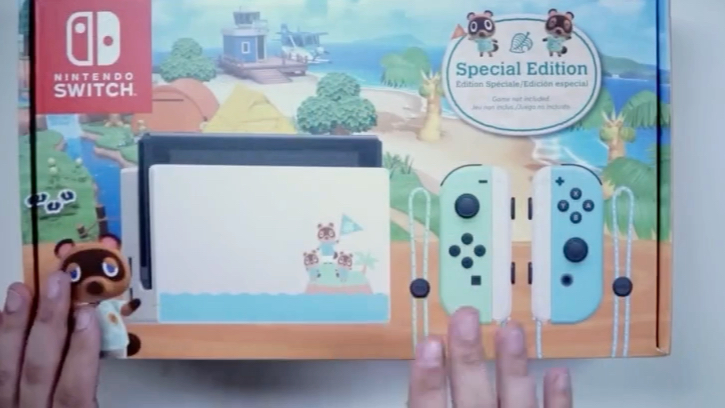 【集合啦动物森林】限定款switch开箱视频