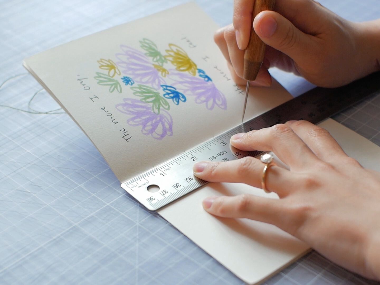 [手作] 制作属于自己的ZINE ✨ 不使用订书针来缝制ZINE的简易教程