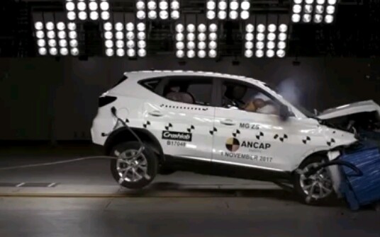 2017款名爵ZS A-NCAP碰撞测试