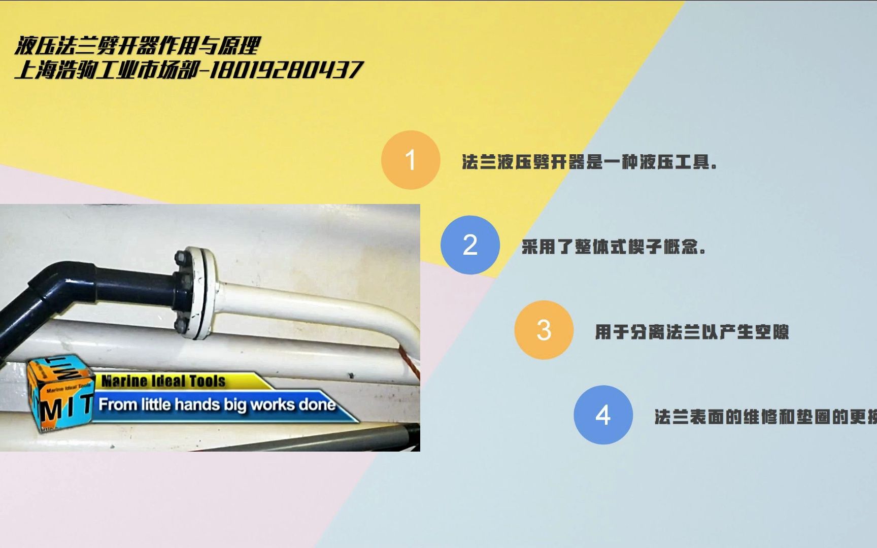 浩驹工业液压法兰劈开器作用与原理