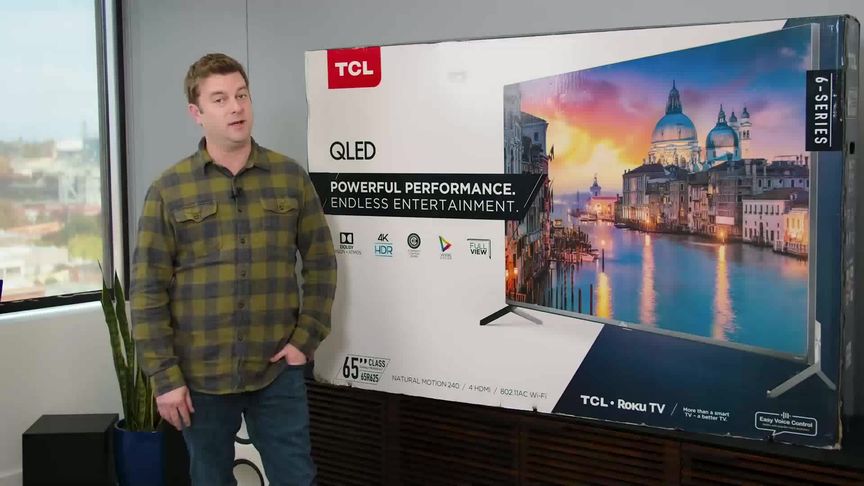 TCL 6系列QLED电视解封和基本设置_ 65R625