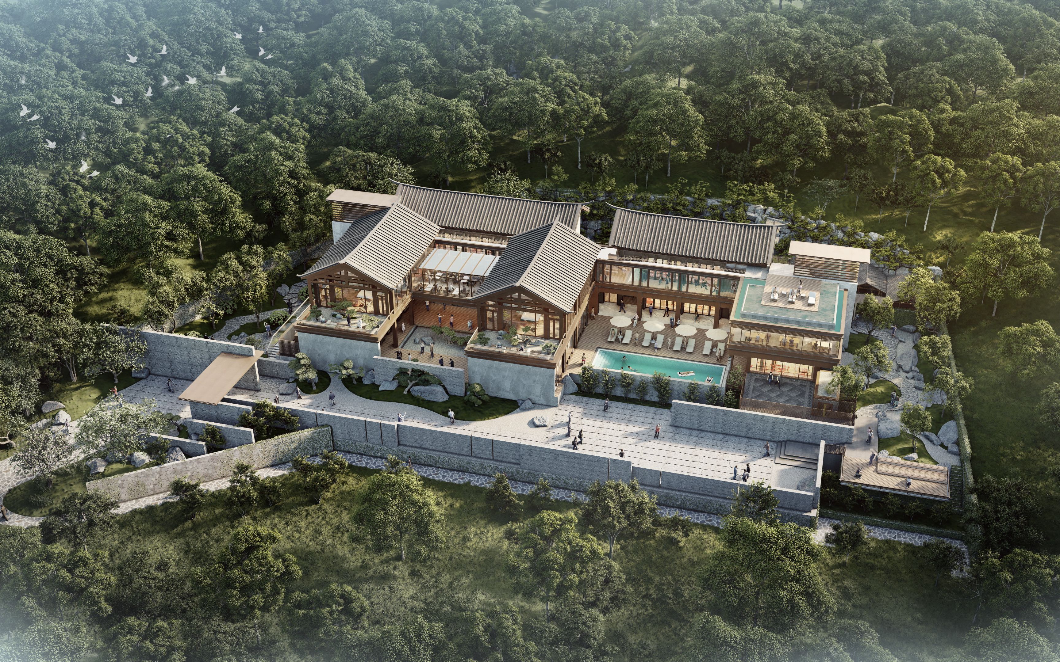 LUMION森林别墅视频