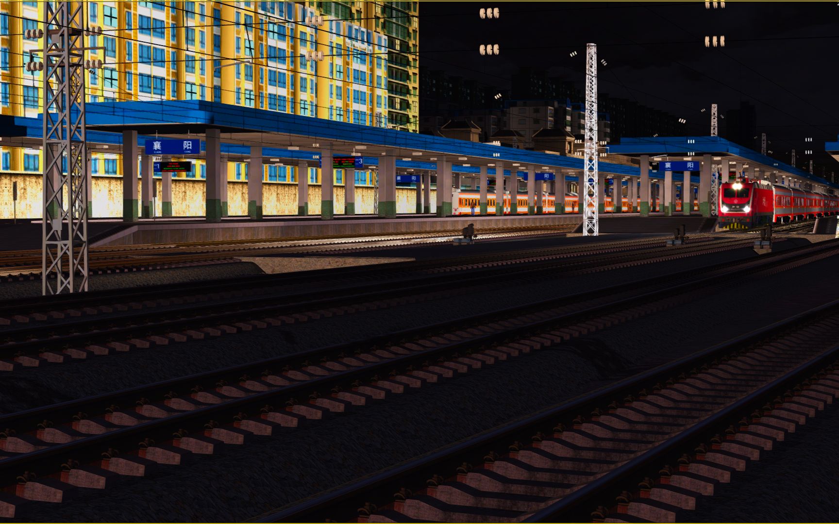 模拟火车行车实况|襄昆老牌车K1609次襄阳-昆明【襄阳-枝江】行车任务