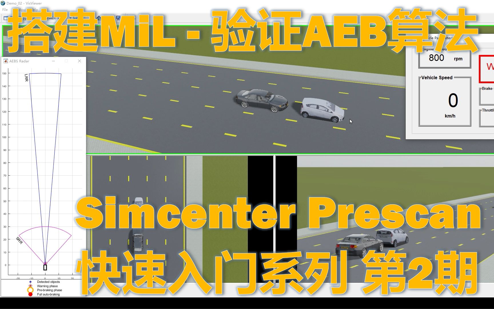 【Simcenter Prescan 快速入门系列】 第2期:搭建MiL闭环仿真 - 验证...