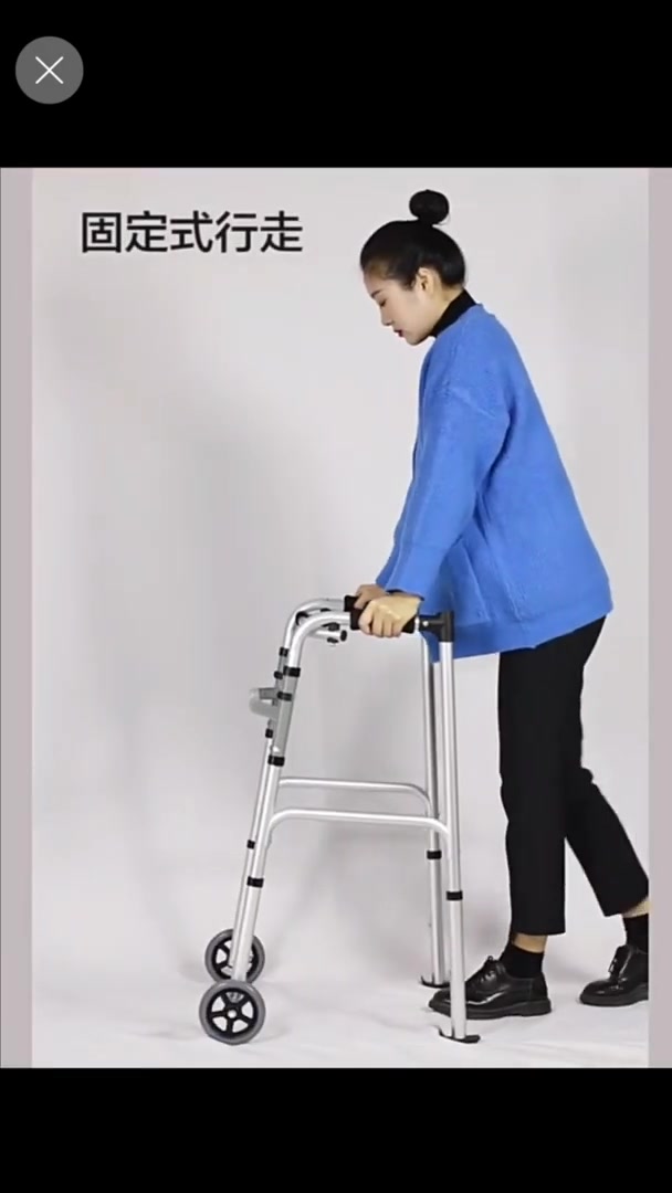 老人助行器防摔残疾人扶手架助力康复四脚走路拐杖助步器辅助行走
