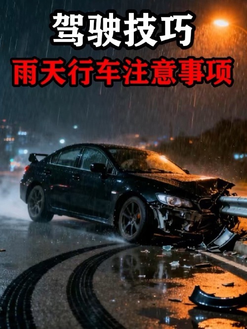 驾驶技巧,雨天行驶注意事项!