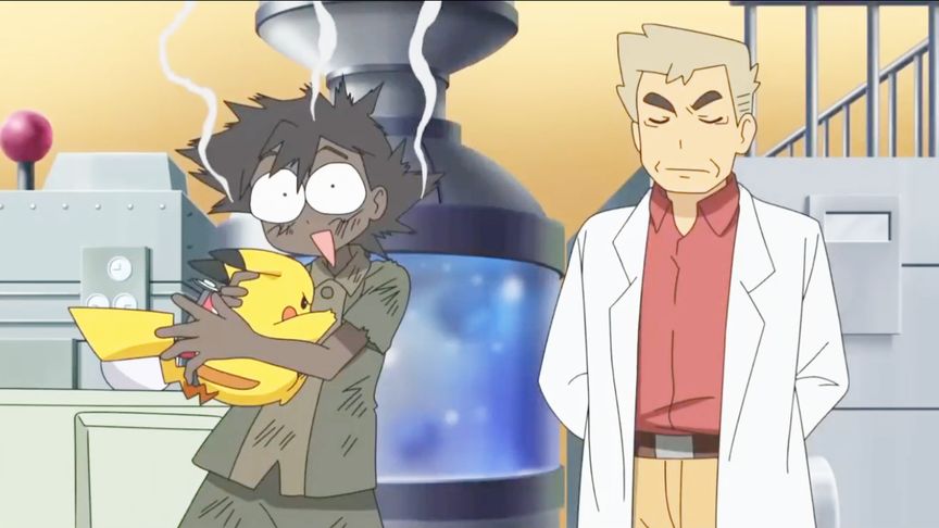 「皮卡丘,诞生!」皮丘进化成皮卡丘后,与小智邂逅,开始新冒险