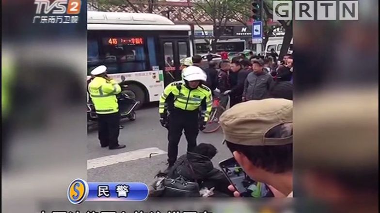 交警常规检查,小车撞倒交警后疯狂逃窜,最后被交警“教育”了