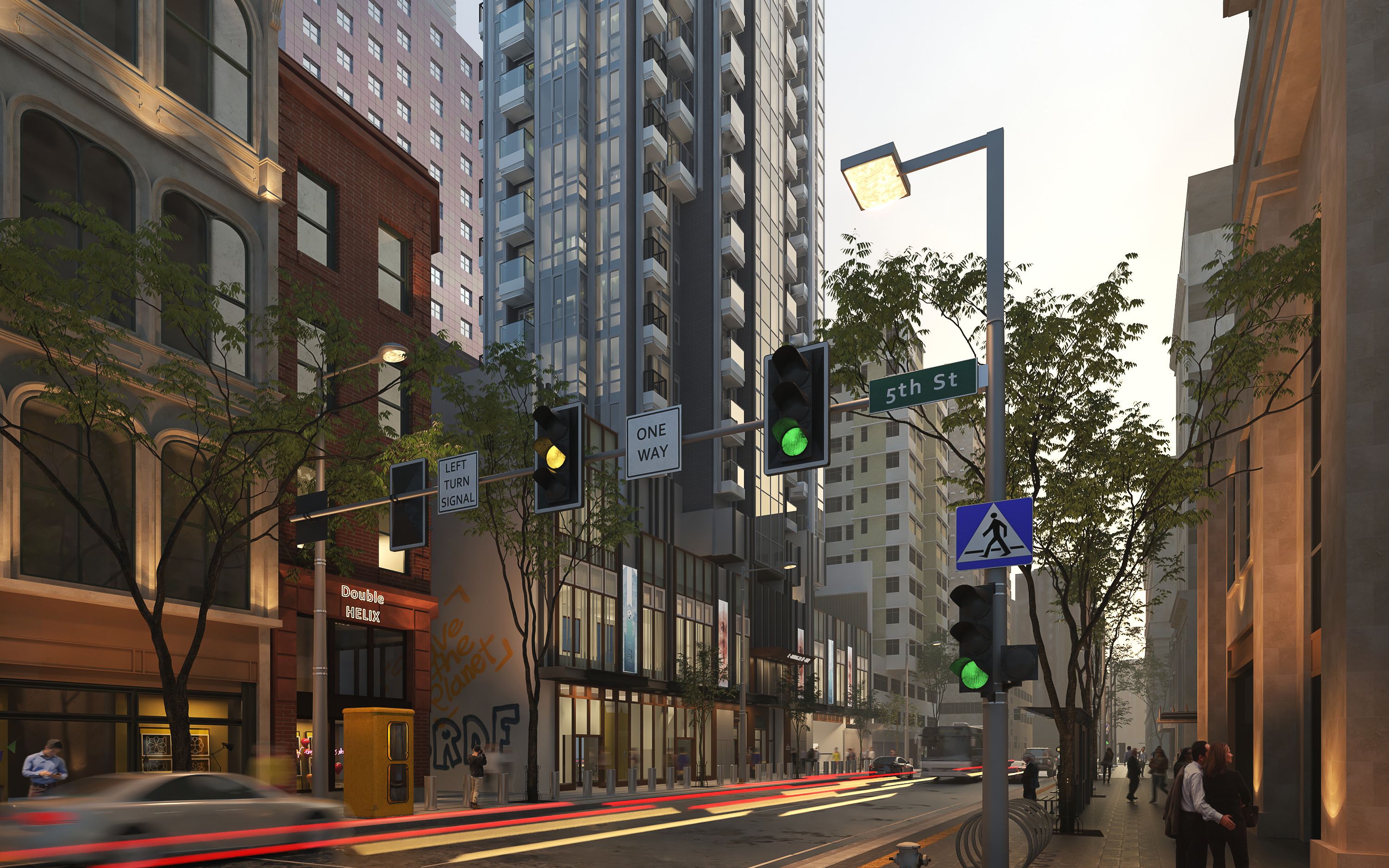 Vray 5.2 街景教程-04 渲染精髓之布灯思路详解