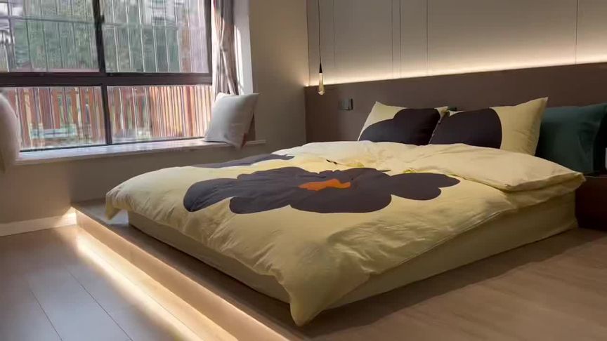 卧室地台设计实景案例分享#实景拍摄 #家装装修