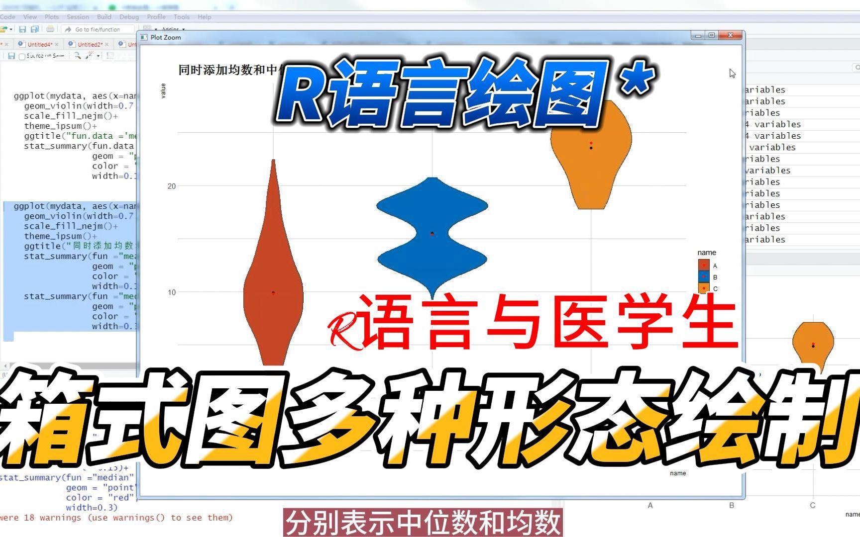 R语言绘图—小提琴图的绘制