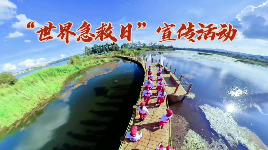 “世界急救日”宣传活动,希望每个人都能掌握基本的急救知识
