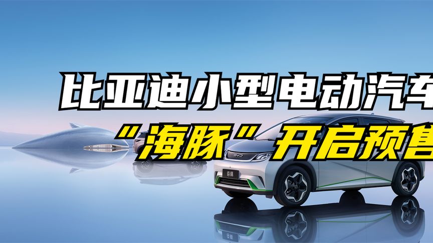 比亚迪小型电动汽车“海豚”开启预售 9.68万起