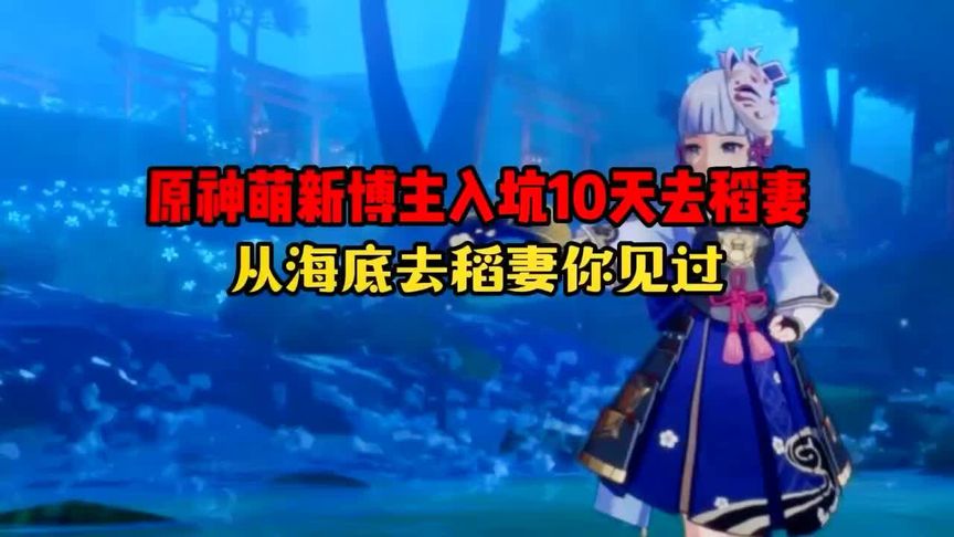 从海底偷渡去稻妻的骚操作你绝对没见过#原神 #原神一周年 #稻妻