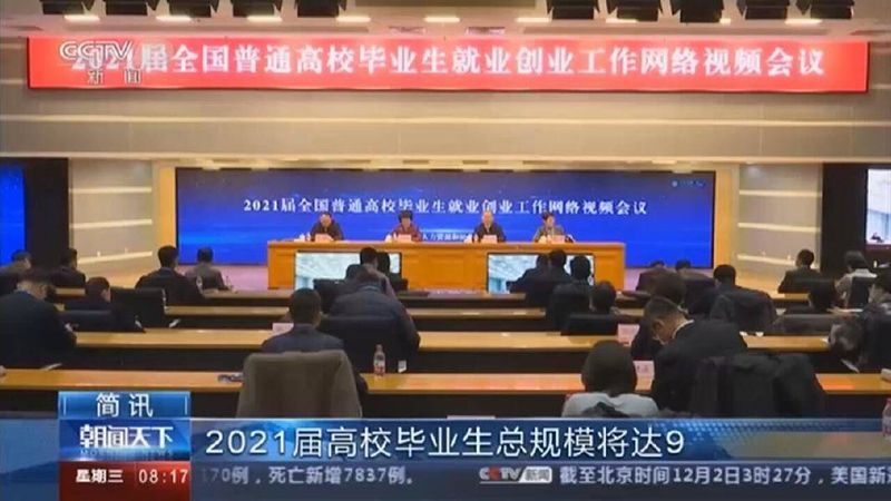 2021届高校毕业生总规模将达909万人
