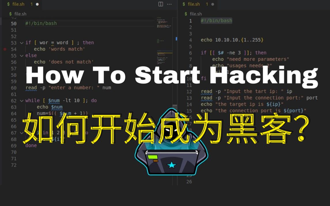 【中文字幕】如何开始成为一名Hacker?