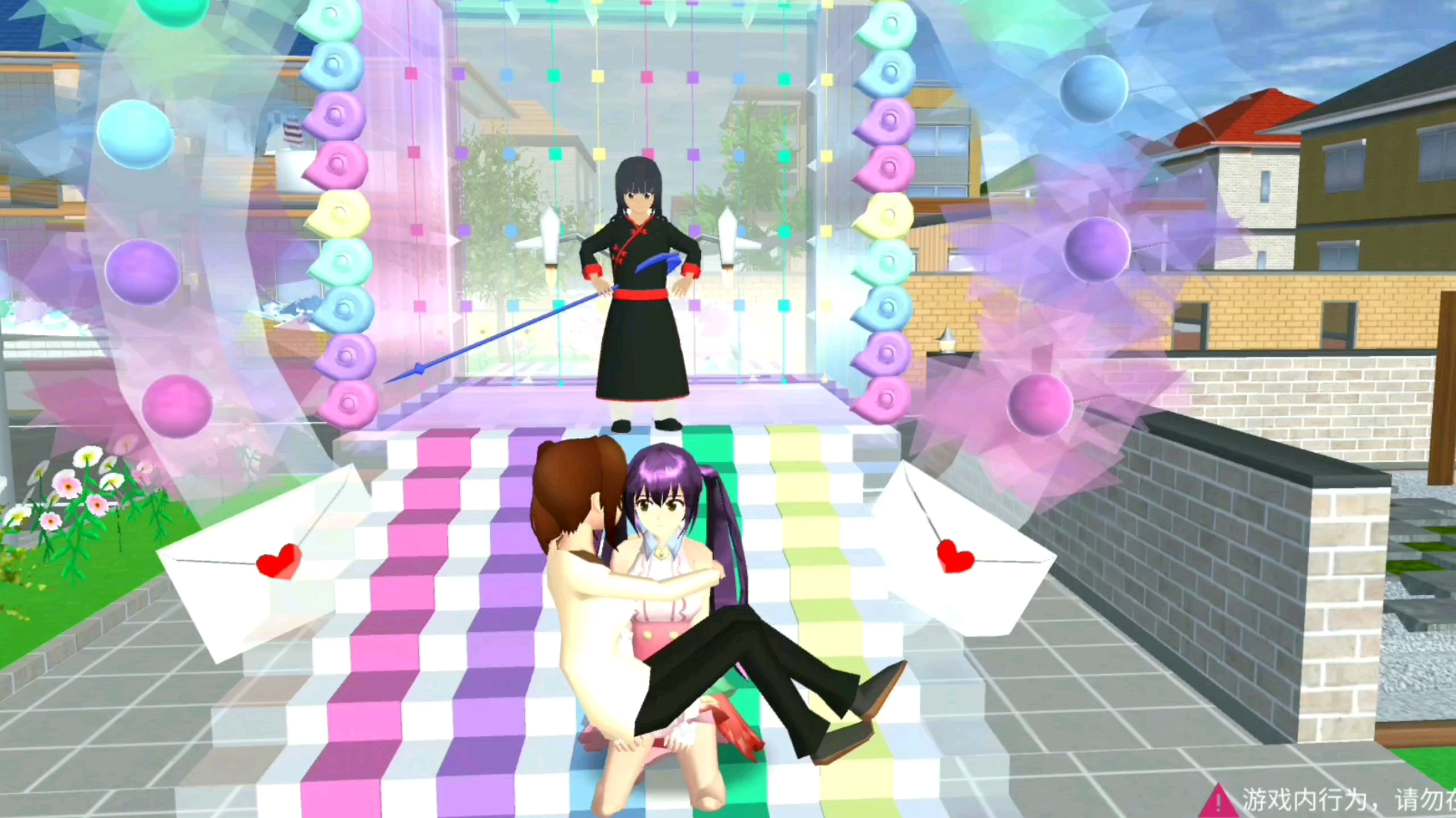 樱花校园模拟器:逃离公主病跑酷