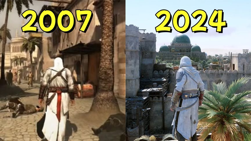 《刺客信条》系列画质进化史 2007-2024