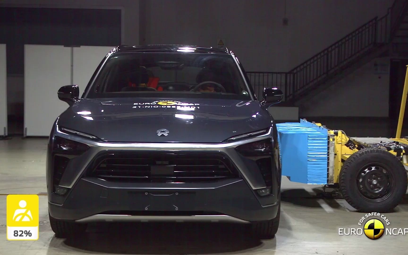 蔚来ES8欧洲NCAP 碰撞测试 五星毕业