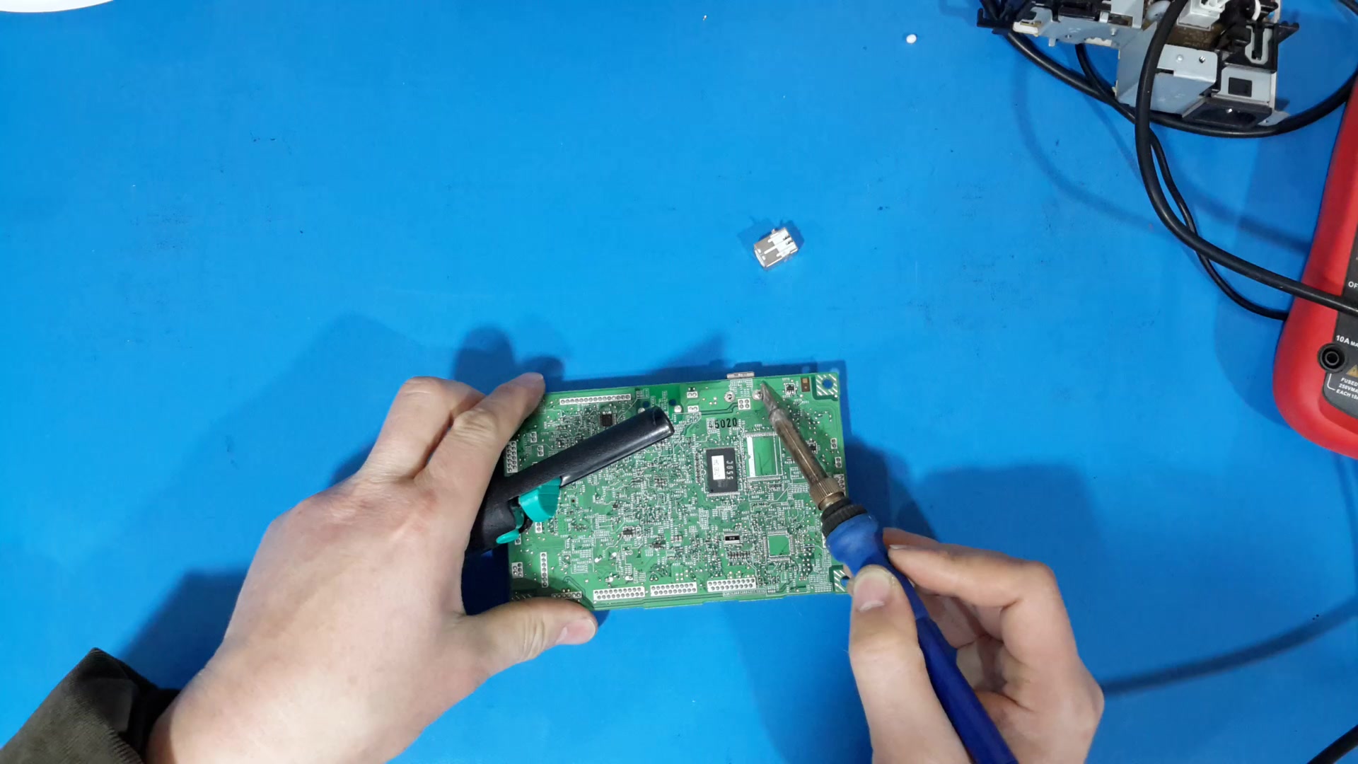 兄弟7080一体机usb接口损坏的更换方法