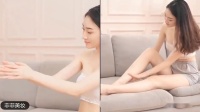 君晓天云瘦腿精油小腿大腿腰肚子肩膀植物减脂紧緻纤体霜玫瑰刮痧...