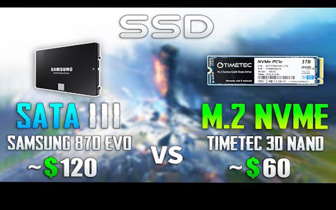 固态硬盘对比,sata3 vs M2,游戏测试