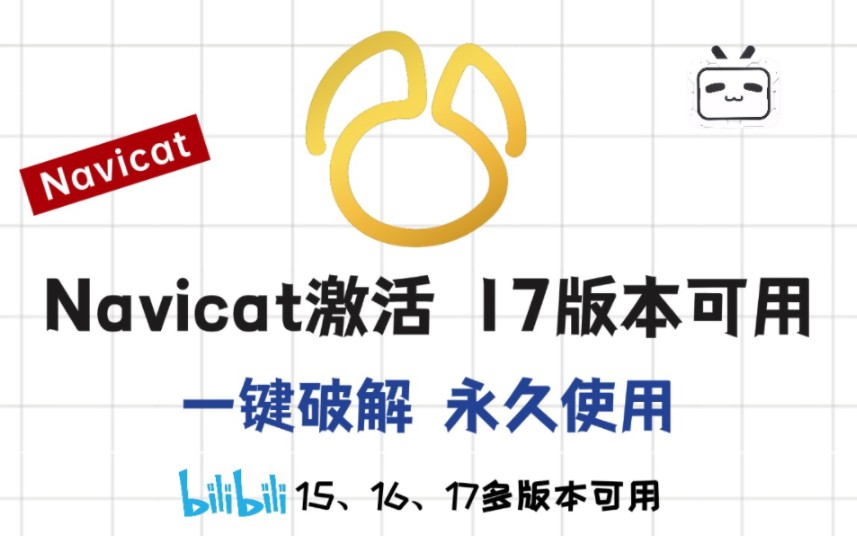 【最新17版可用】Navicat一键激活与破解(附安装包&激活文件),SQL...