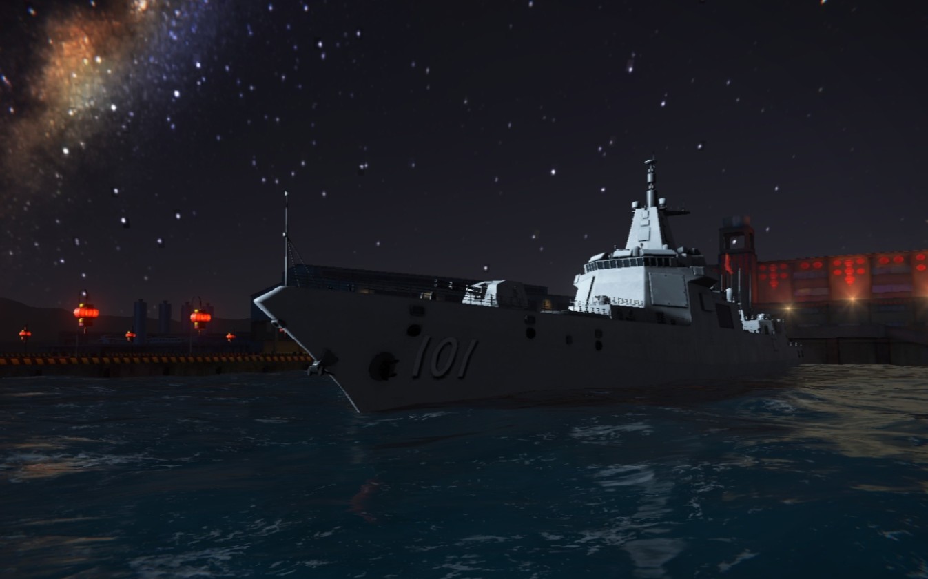 现代战舰战舰推荐#国产大驱055#平民最强驱逐舰