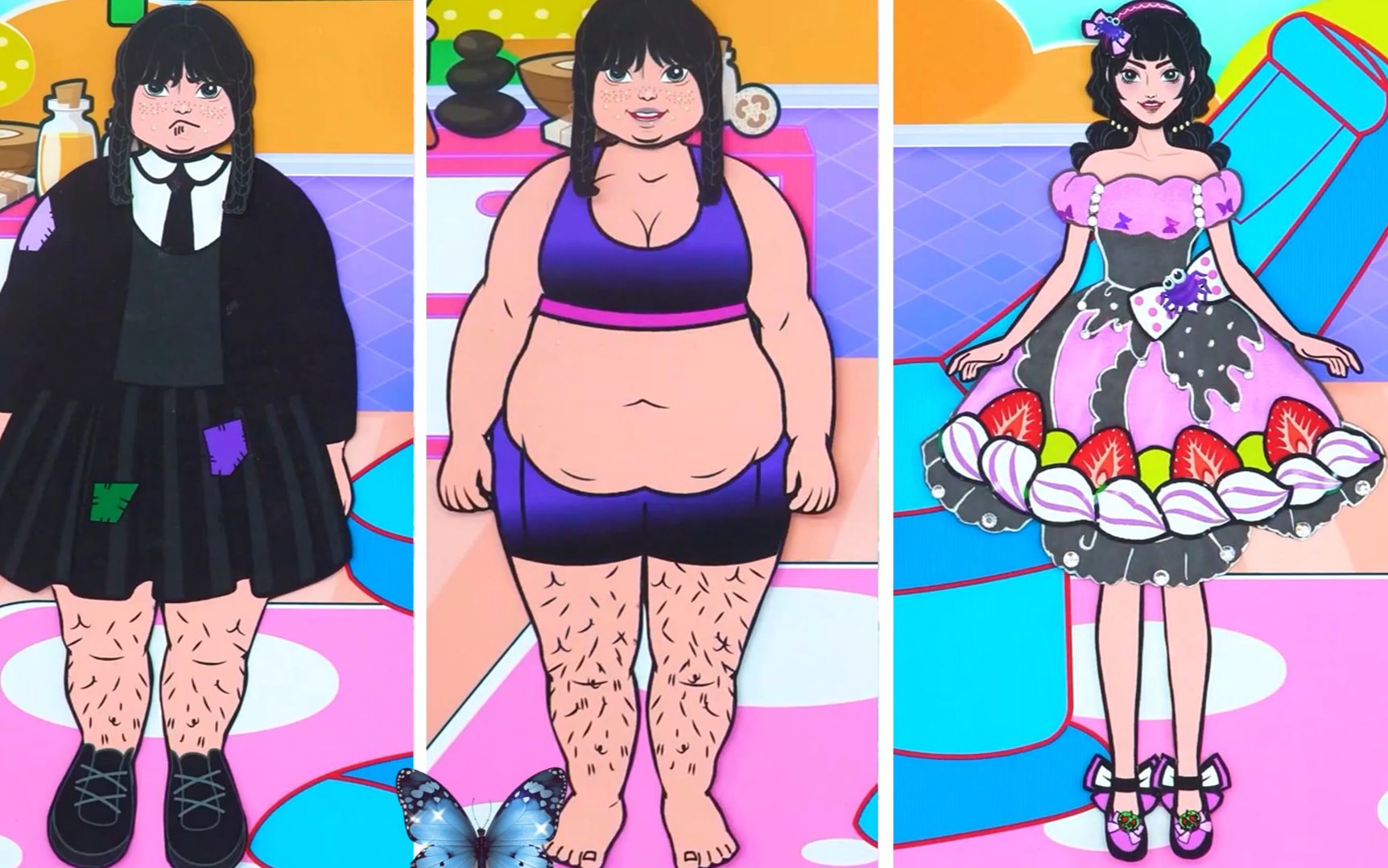 ...星期三:300斤女孩做了青蛙王子十年小跟班,逆袭成女神勇敢做自己