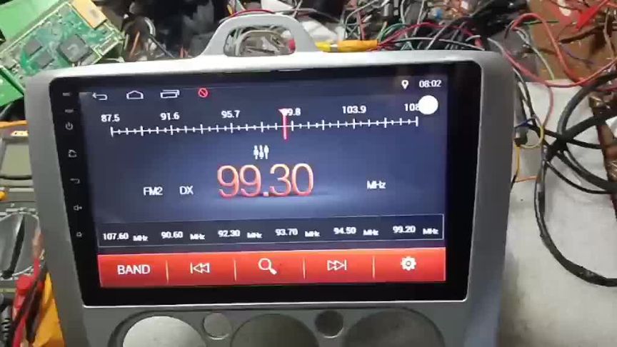 #大屏导航安装 #倒车影像 #车载导航 福克斯没倒车影像维修0K