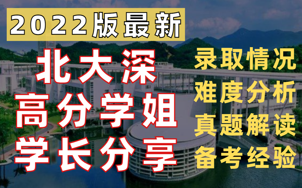 2022版最新【北大深研院】地理学城市与区域规划考情分析(规划+景观...