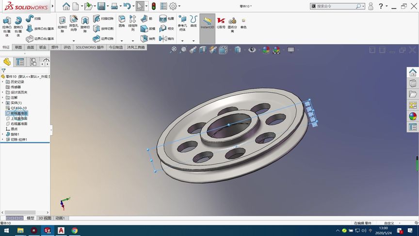 CAD二维图快速转换成solidworks三维图