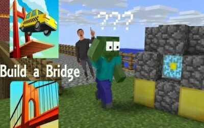 【我的世界】:建桥大师——我的世界动画怪物学院动画