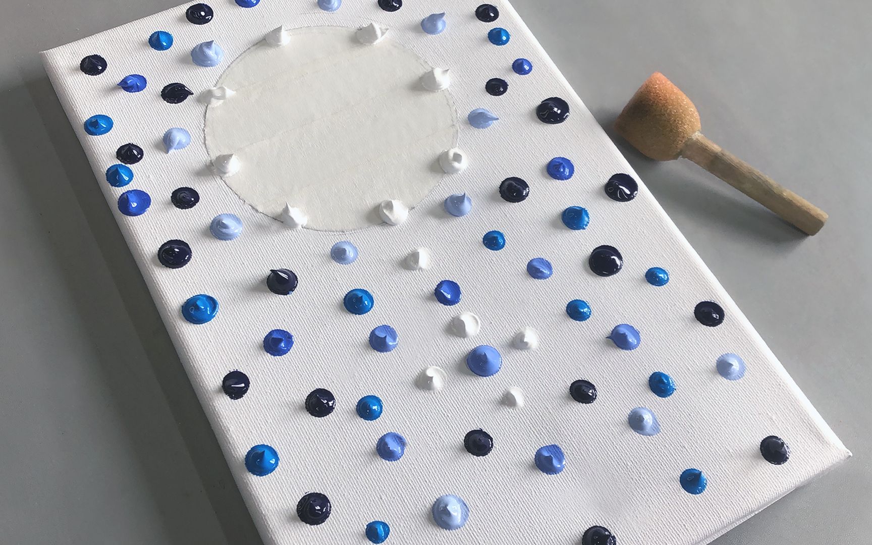 【丙烯画】梦幻而又美好的热气球之旅!