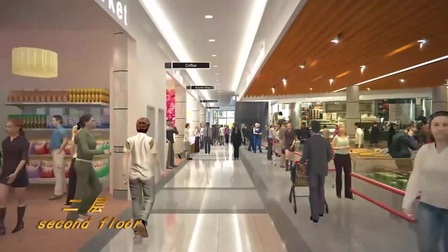 三维动画制作-建筑漫游商业综合体城市宣传片