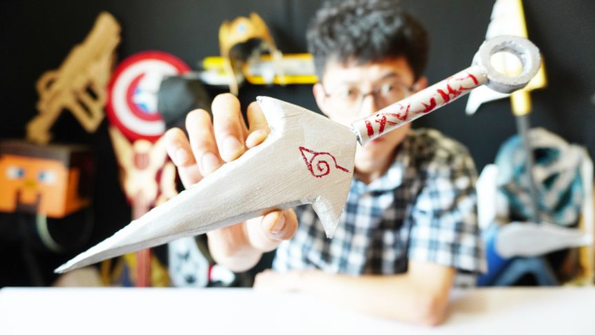 请收下这把苦无!自制火影里面的小暗器,行走江湖的忍者必备