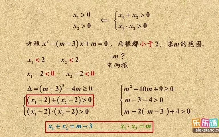 《18》用函数图像处理二次型方程根的分布―在中间