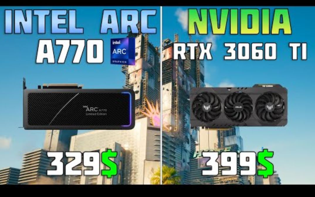 ARC A770 vs RTX 3060 Ti,7款游戏的光线追踪对比测试评测