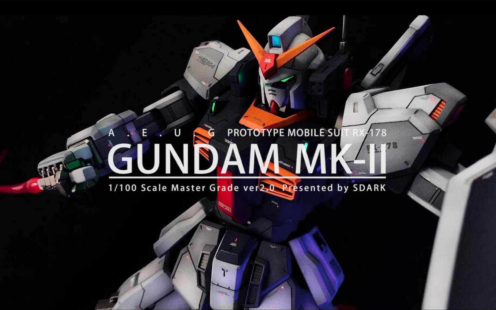 【SDARK】模型制作分享 MG 1/100 高达MK2 RX-178白兔!机动战士...