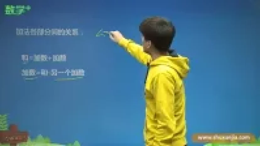 加、减法的意义和各部分间的关系