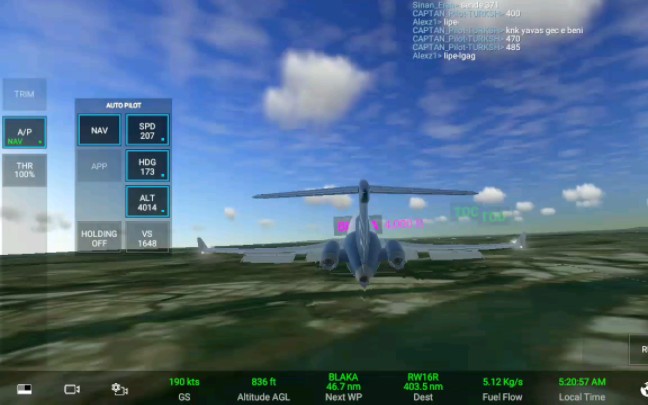 RFS飞行模拟 2.0.3版本新客机727-200满载试飞 澳大利亚YBBN到YSSY