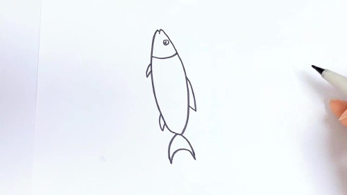 这是画的什么鱼?小鱼创意简笔画,儿童画,少儿创意美术,画画